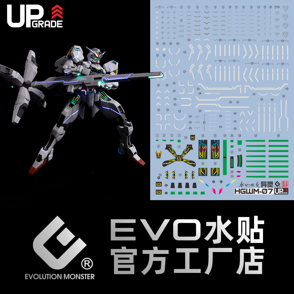 EVO HG 1/144 Gundam Calibarn Decal – GundamLAB