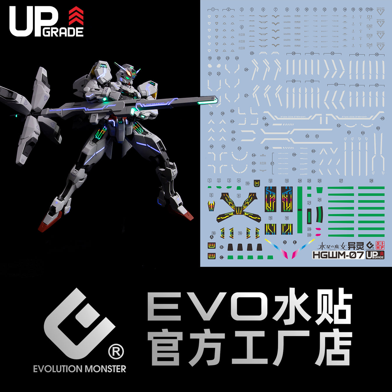 EVO HG 1/144 Gundam Calibarn Decal – GundamLAB